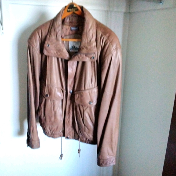 ADLER | Jackets & Coats | Adler Leather Jacket With Zip Out Lining ...